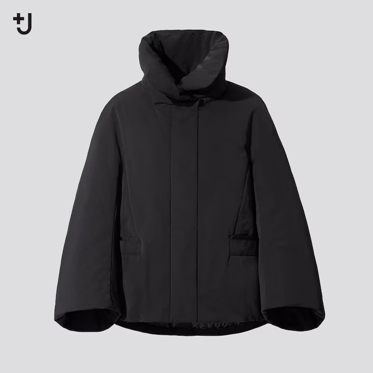 UNIQLO JIL SANDER Colab +J Hybrid Down Jacket Wine Red (Neu (gemäss ...