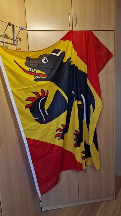 Fahne Kt. Bern, 140 x 140 cm | Kaufen auf Ricardo