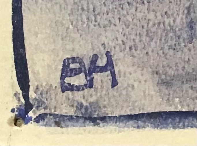 Bruno HESSE (1905-1999) Aquarell von Wanderer (Gebraucht) in für CHF 40 ...