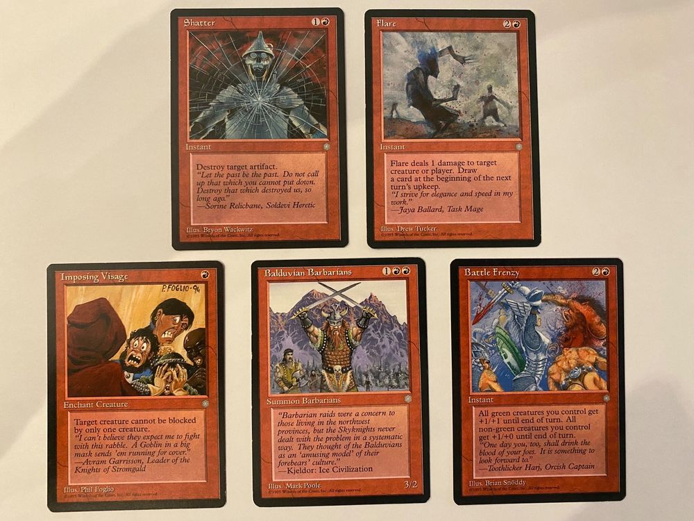 Ice Age - 17 Red Cards | Kaufen auf Ricardo