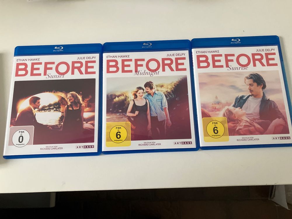 Before Trilogie: Before Sunset/ Sunrise/ Midnight - Blu-rays (Gebraucht ...