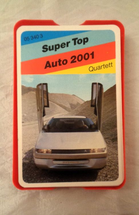 Auto Quartett - Auto 2001 / Sehr guter Zustand mit 32 Karten (Neu und ...