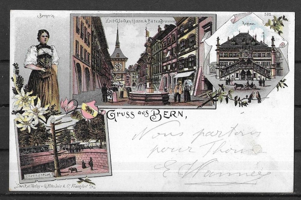 BE Gruss aus Bern 1898 (Litho) | Kaufen auf Ricardo