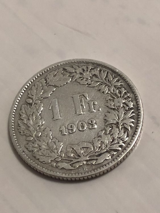 Schweiz 1 Franken 1903 Silber Rar | Kaufen auf Ricardo