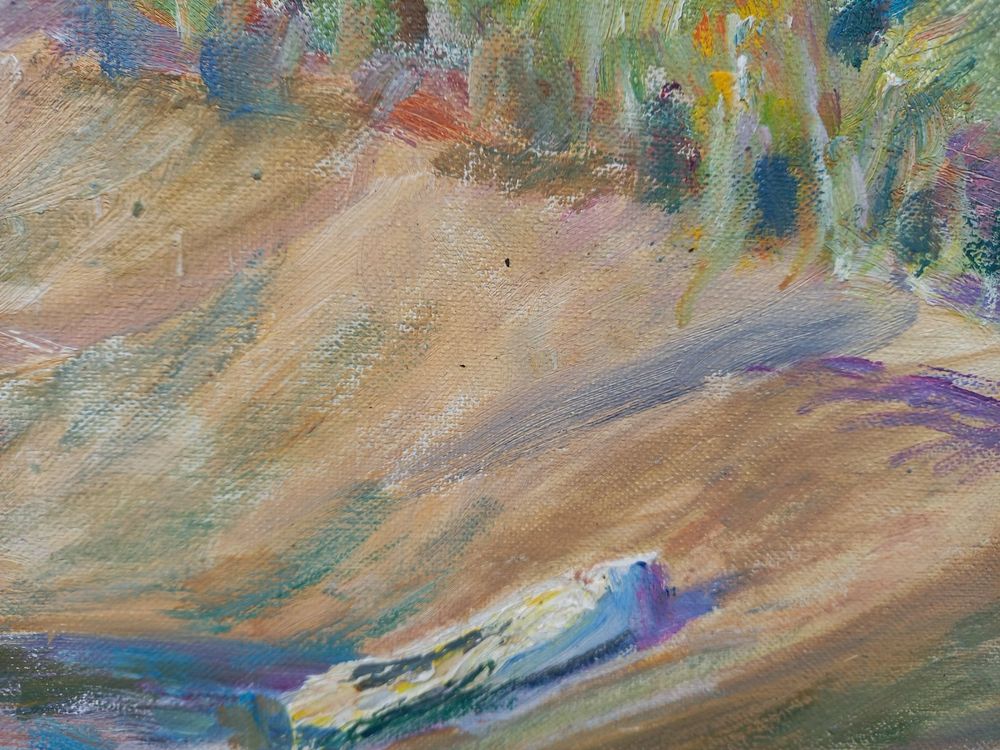 David Arnold BURNAND (1888-1975) le lac de Brêt joli tableau (Gebraucht ...