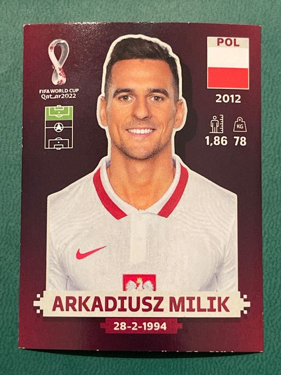 Panini WM22 POL 18 Arkadiusz Milik | Kaufen auf Ricardo