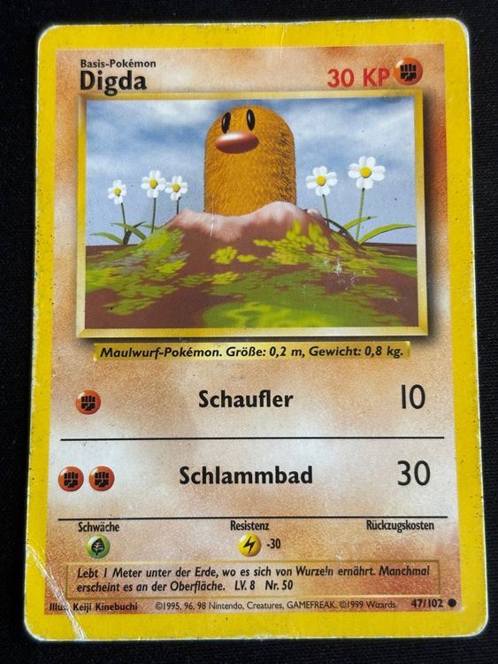 Pokemon Digda - Base set 47/102 - Deutsch (D'occasion) à Bern pour CHF ...