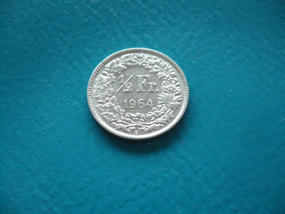 1/2 Franken 1964 (Gebraucht) in Winterthur für CHF 3.15 – mit Lieferung auf Ricardo kaufen