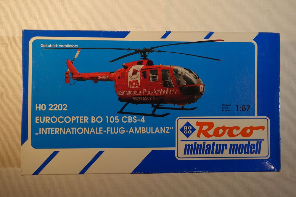 Roco 2202 Eurocopter BO 105 CBS-4 IFA 1:87 Bausatz (Neu (gemäss ...
