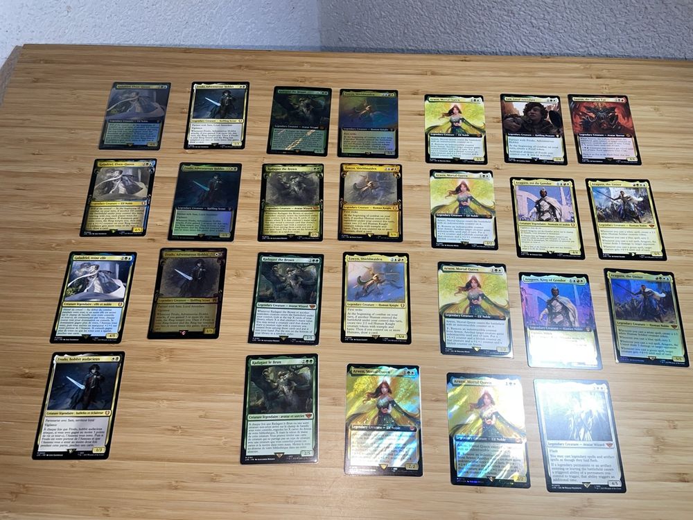 Magic the Gathering Lord of the Rings 26 M cards collection (Neu ...