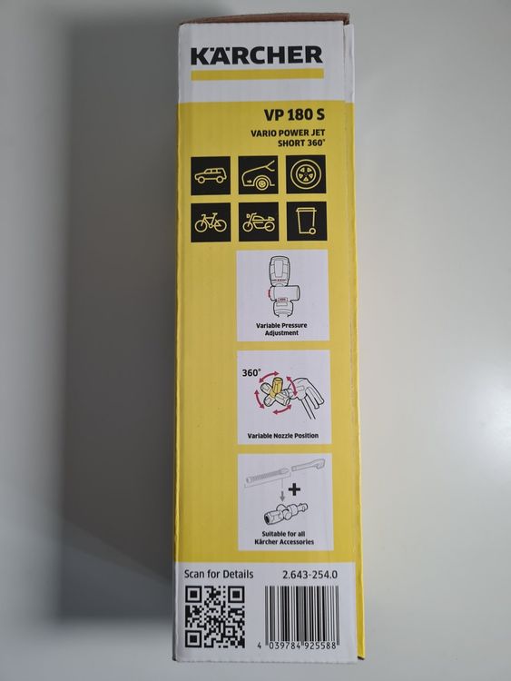 Kärcher VP 180 S Vario Power Jet Short 360° für K 2-K 7 | Kaufen auf ...