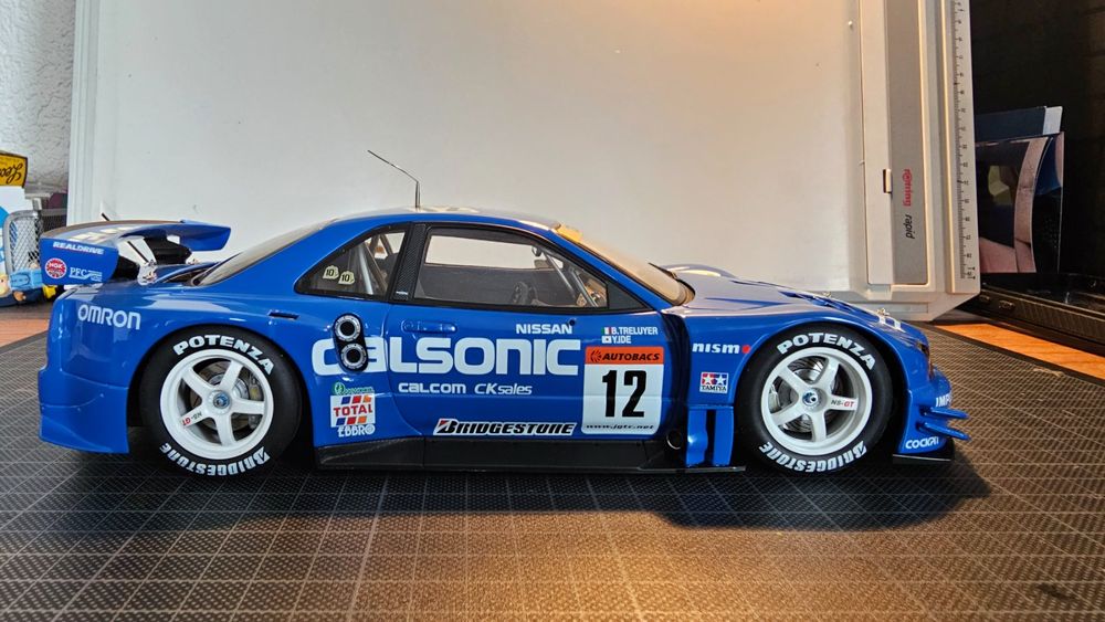 AutoArt Nissan Skyline R34 GTR JGTC 2003 Calsonic no12 1:18 | Acheter sur Ricardo