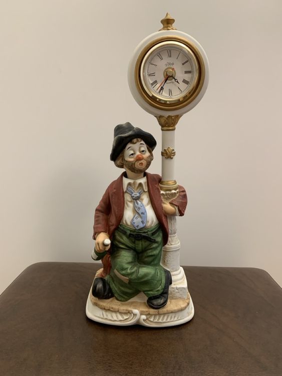 Vintage Hobo the clown clock. Melody in motion Three o‘clock (Gebraucht ...