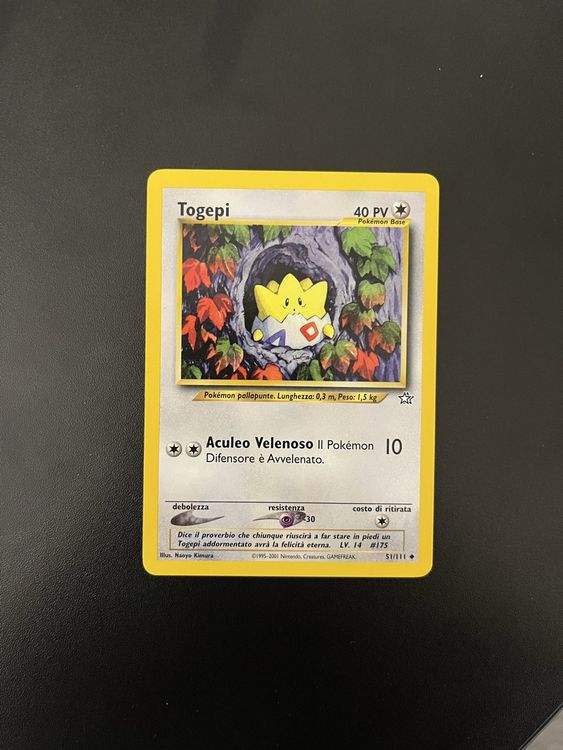 Togepi Pokémon Neo Genesis (Gebraucht) in Biel/Bienne für CHF 2.5 – mit ...