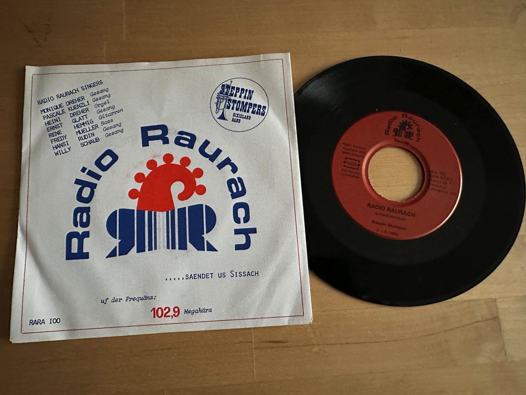 RADIO RAURACH rare Single SWISS Steppin Stompers signiert (Gebraucht ...