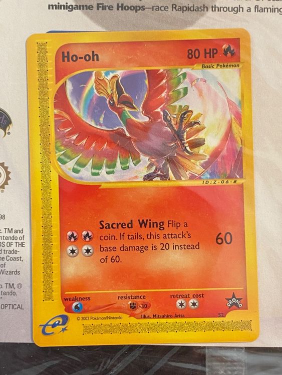 Ho-oh & Rapidash (Sealed) E-Reader-Set Black Star Promo (Neu und ...