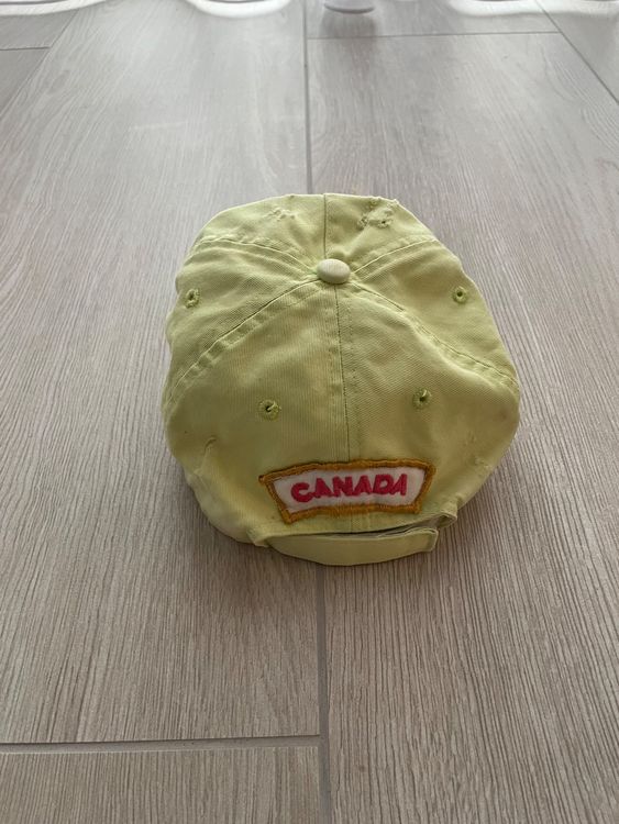 DSQUARED D2 CAP '05 GREEN DESTROYED CLASSIC RETRO MÜTZE (Gebraucht) in ...