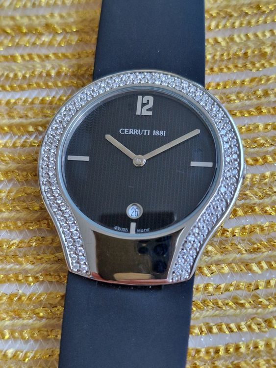 CERRUTI 1881 ref. 701 DAMEN QUARTZ UHR STAHL MIT DIAMANTEN | Kaufen auf ...