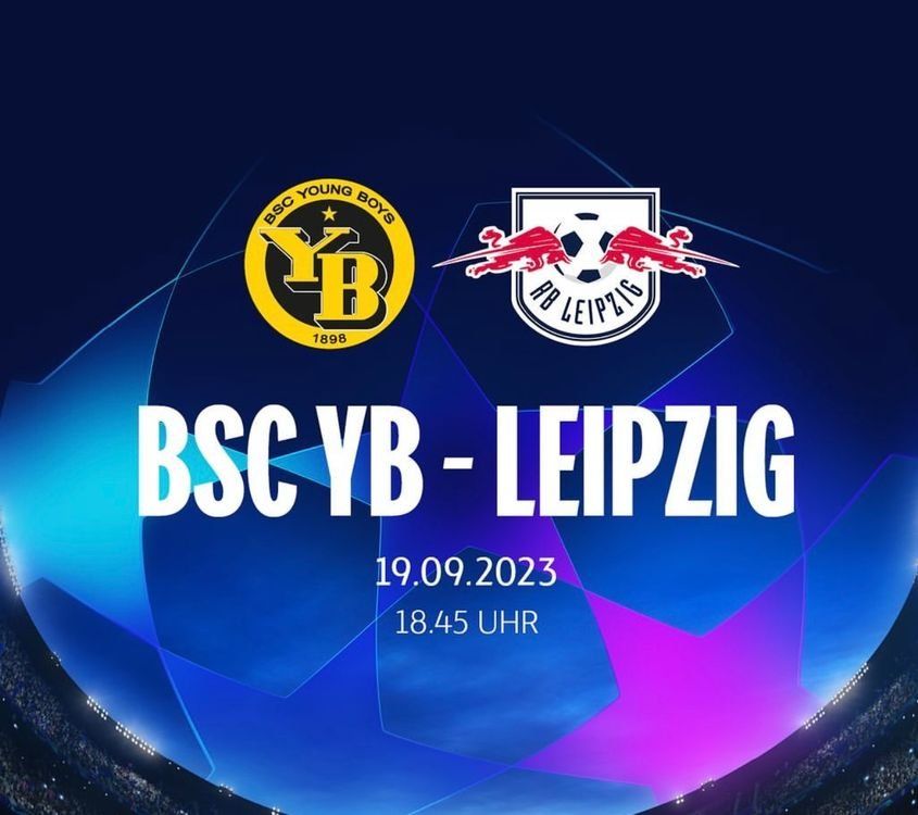 2x YB Ticket BSC YOUNG BOYS - RB LEIPZIG Sektor C9 Parkett (Neu und ...