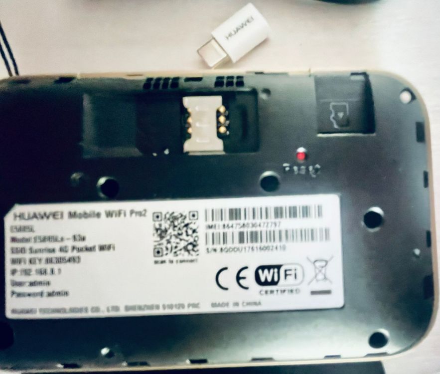 Huawei cat6 6400mah 23wh Pocket Modem 4G+ (Gebraucht) in Gränichen für CHF 31.9 – mit Lieferung ...