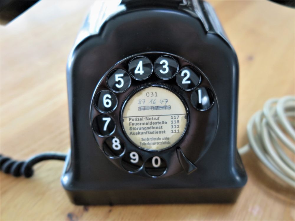 Tischtelefon mit Wählscheibe PTT Modell HF TR (Gebraucht) in Urtenen-Schönbühl für CHF 71 – mit ...