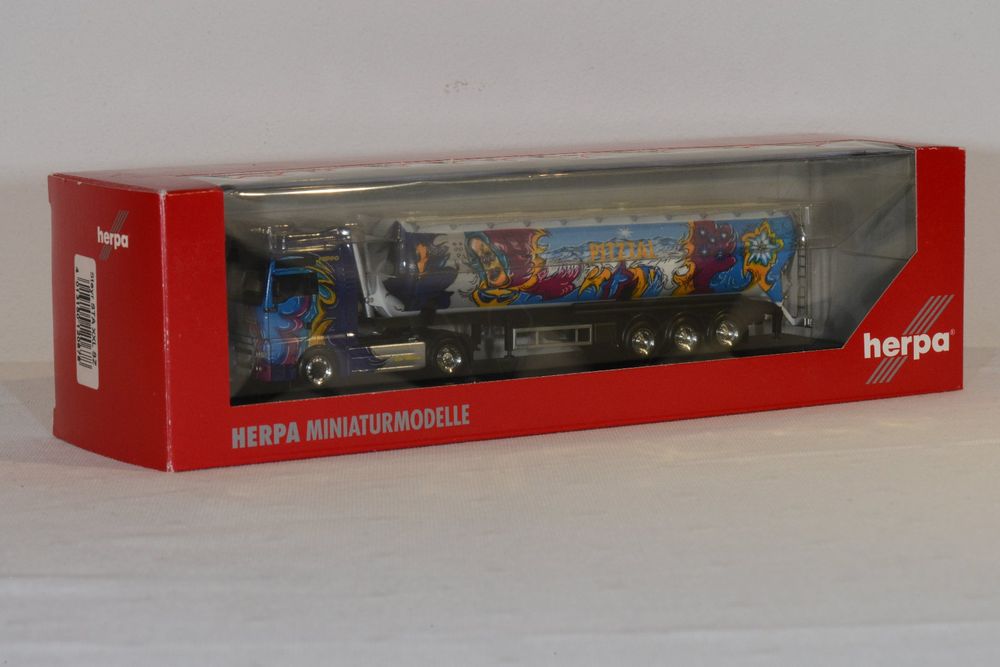 Herpa 120678 Steyr STA XXL Silosattelzug Graffity/Melmer (Gebraucht) in ...