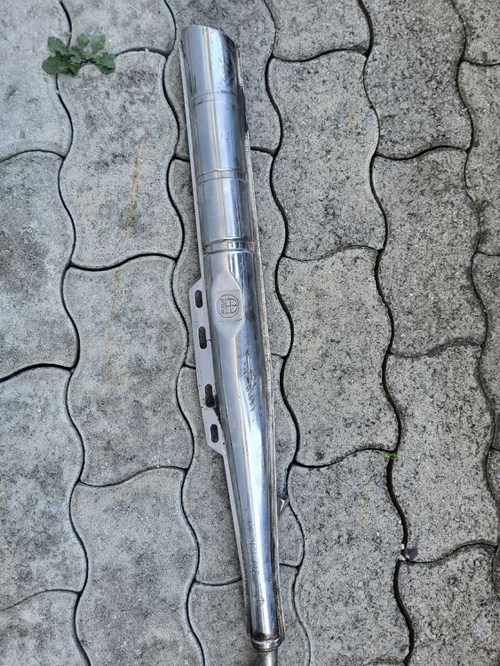 Mofa Puch Maxi Auspuff 22mm mit Puch Stempel (Gebraucht) in Neuenkirch für CHF 39 – mit ...