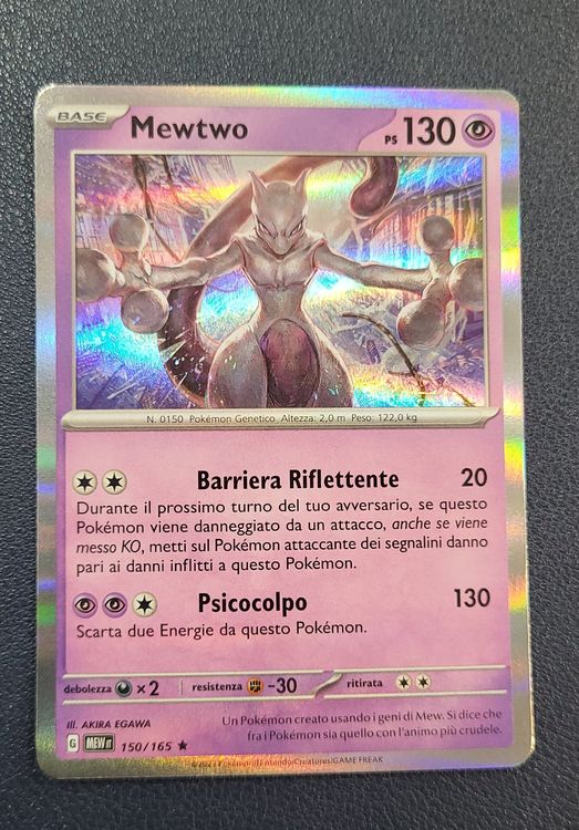 Pokemon 151 Mewtwo Holo 150/165 ITA | Kaufen auf Ricardo