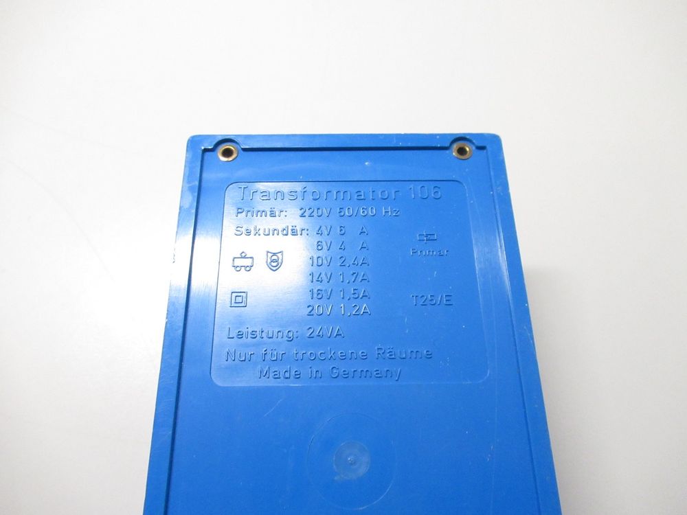 Titan 106 Transformator 24VA 6 Ampere Trafo Elektrik Strom (Gebraucht ...