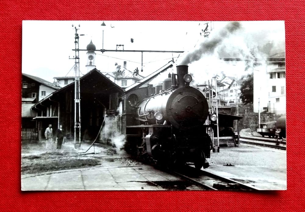 Disentis - Bahnhof - Rhätische Bahn - RhB Dampflok | Kaufen auf Ricardo