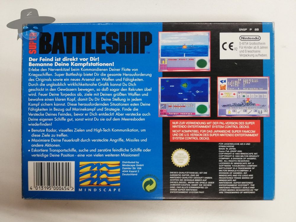 Battleship - the classic naval battle game / Super Nintendo (Gebraucht ...