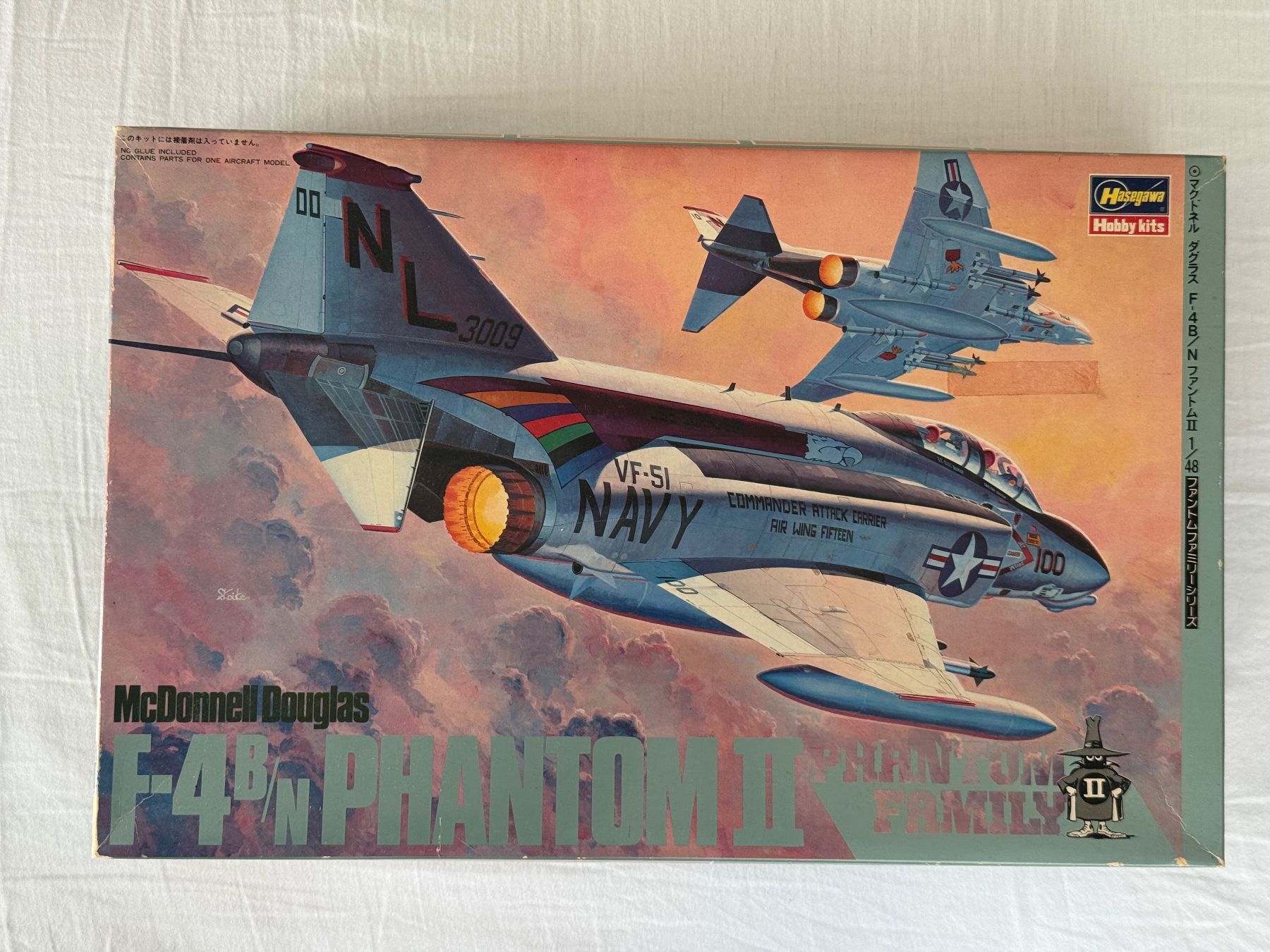 Hasegawa F-4B/N Phantom #07005 Screaming Eagles, Gray Ghosts (D ...