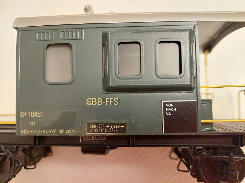 FRISA Spur 0 Db 10451 "Sputnik-SBB", Gleichstrom (Neu (gemäss Beschreibung)) in Zuchwil für CHF ...