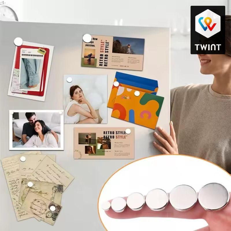 🧲 Aimants Ronds 10x2 mm – 50 Pièces Bricolage & Bureau (Nuovo e nell ...