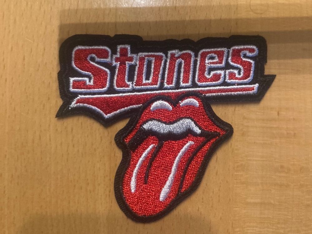 Rolling Stones Patch Aufnäher Sticker Metal Rock Band 2 | Kaufen auf ...