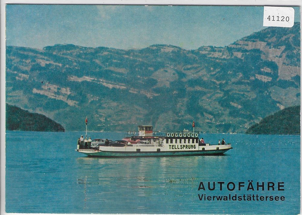 Autofähre Gersau-Beckenried - Fahrplan 1969 | Kaufen auf Ricardo