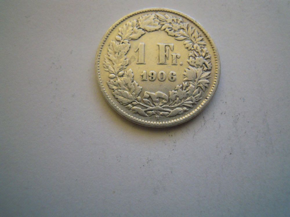 1 Fr. 1906 (Gebraucht) in Kriegstetten für CHF 2.5 – mit Lieferung auf Ricardo kaufen