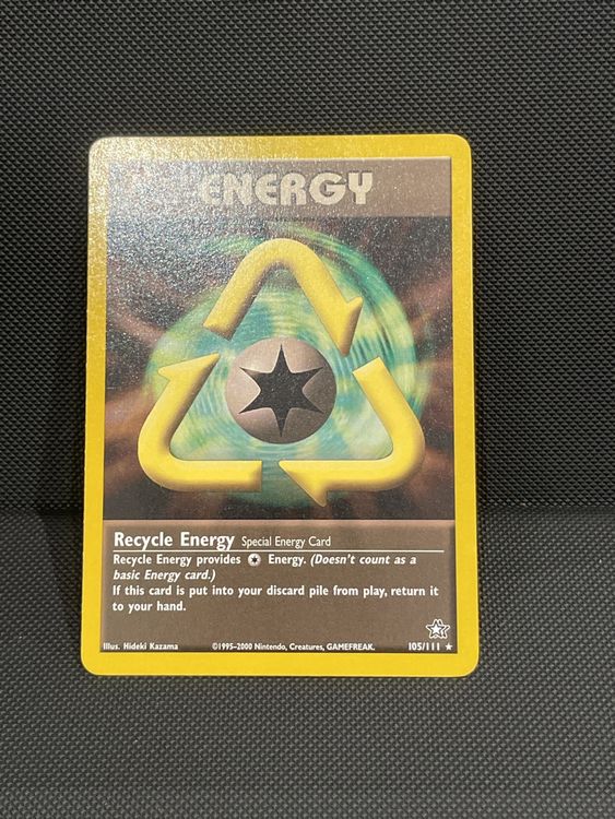 Recycle Energy Neo Genesis 105/111 wotc vintage pokemon (Gebraucht) in ...