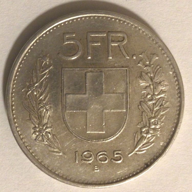 5 franchi 1965 (Gebraucht) in Cugnasco für CHF 11 – mit Lieferung auf ...