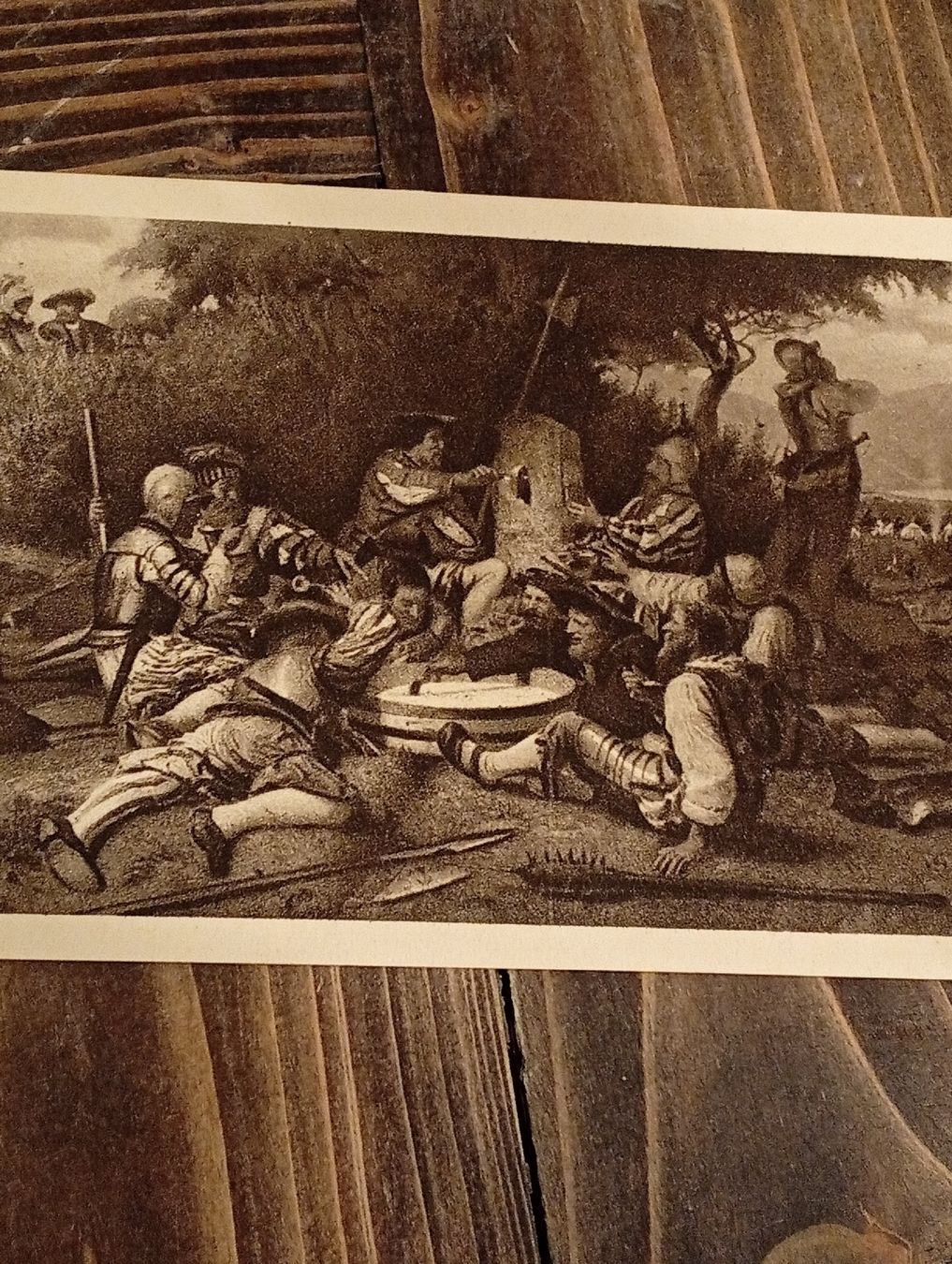 Alte Ansichtskarte: Die Kappeler Milchsuppe 1529, Top! (Gebraucht) in ...