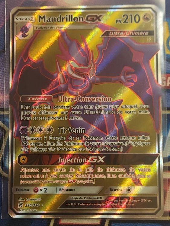 Carte Pokémon Mandrillon GX FR | Kaufen auf Ricardo