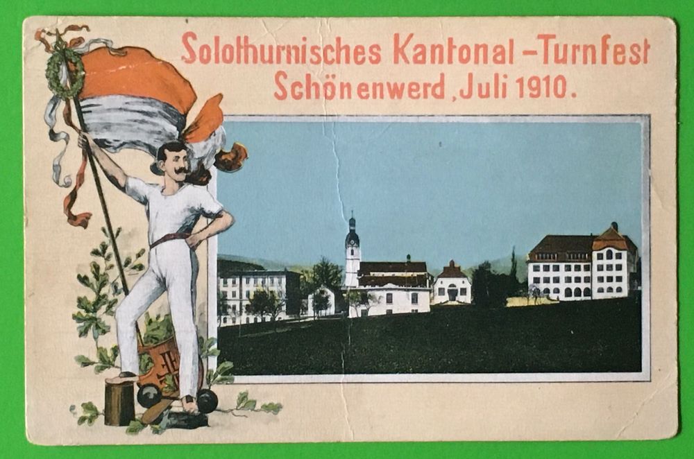 Alte AL Soloth.Kantonal-Turnfest Schönenwerd Juli 1910 | Kaufen auf Ricardo