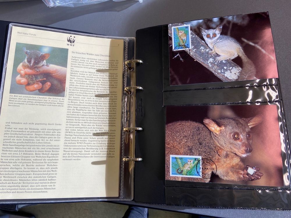 WWF-Karten mit div.Briefmarken (Neu und originalverpackt) in Herisau ...