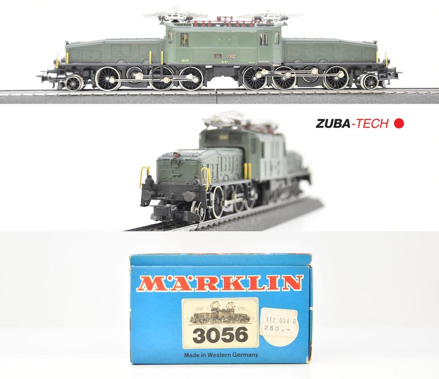 Märklin 3056 E-Lok Be 6/8 III Krokodil SBB H0 WS mit OVP (Gebraucht) in ...