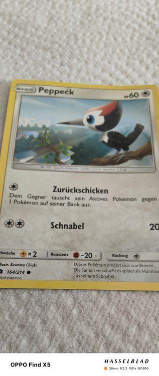 Pokemonkarte (Neu (gemäss Beschreibung)) in Volken für CHF 1.5 – mit ...