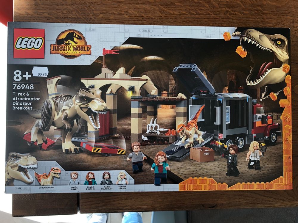 Lego Jurassic World T-Rex Atrociraptor 76948 Dinosaur Neu | Kaufen auf ...
