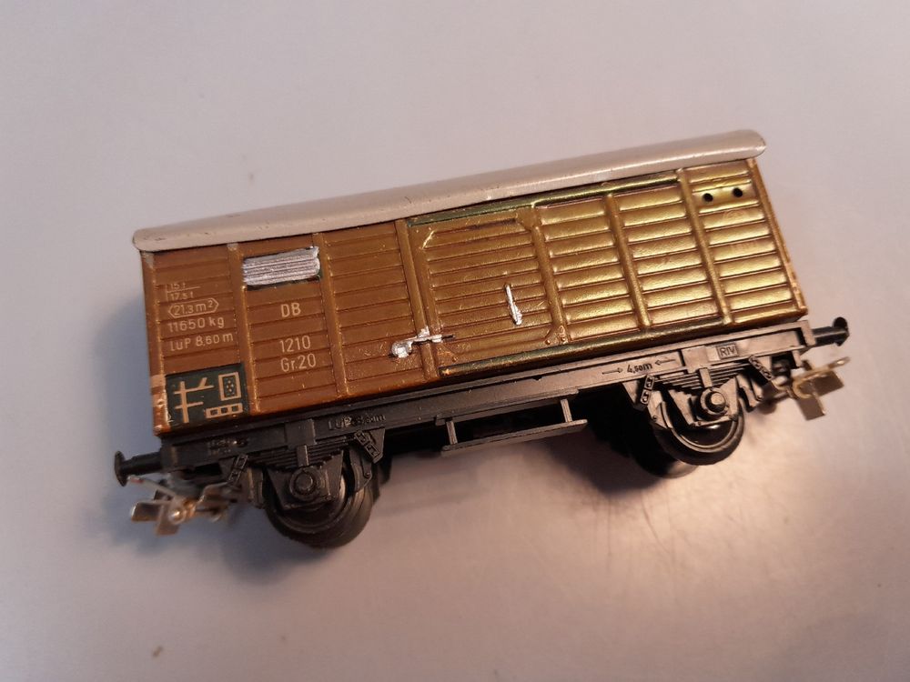 Alter Blech Güterwagen H0 von Fleischmann (Gebraucht) in Eptingen für ...