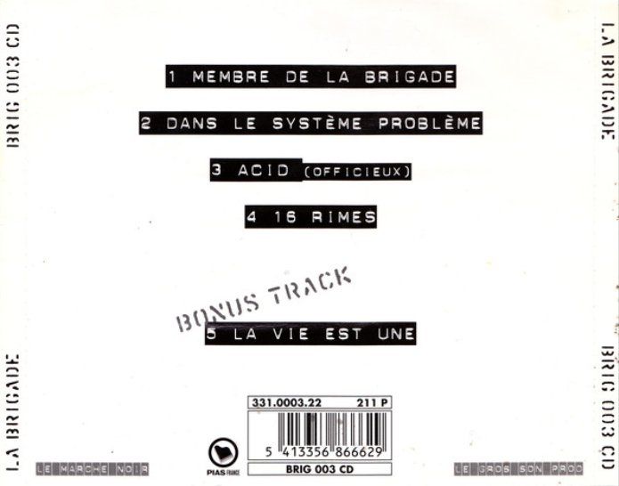 La Brigade - L'Officiel - CD Original (D'occasion) à St-Prex pour CHF ...