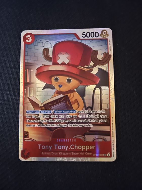 Carte One Piece Tony Tony Chopper OP08-007 SR (Neu und originalverpackt) in Vérossaz für CHF 3 ...