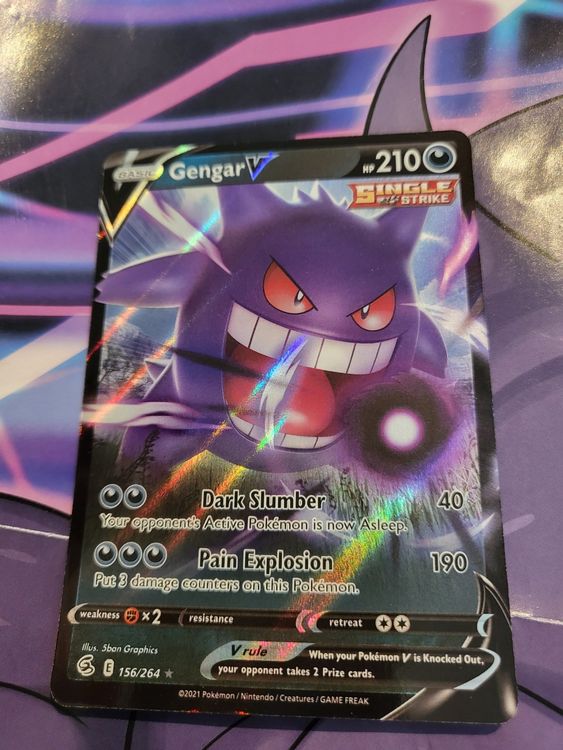 Pokemon Gengar V 156/264 (Neu (gemäss Beschreibung)) in Oberdorf für ...